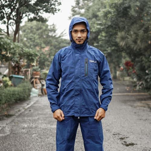 Jual Berkelas Raincoat Jas Hujan Waterproof Wild Outdoor - M - Kota ...