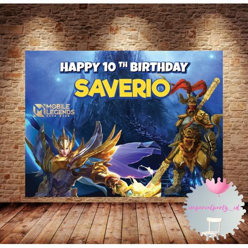 Jual Custom Backdrop Banner Spanduk Happy Birthday Mobile Legends ...