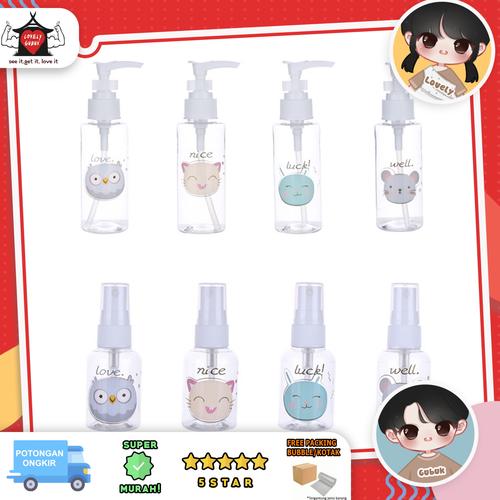 Jual Botol spray isi ulang, botol 50mL, 60mL botol pompa kartun - Pth Spray300ml - Kota Batam ...