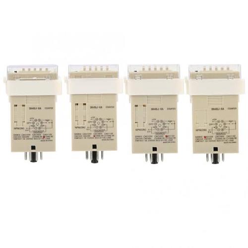 Jual DH48J-8A LCD Timer Digital 8 Pins Counter Delay Time Relay 220V ...