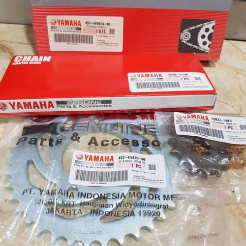 Jual GIR SET GEAR SET FORCE 1 F1ZR VEGA R ASLI ORI YAMAHA 4ST-WE01A-80 ...