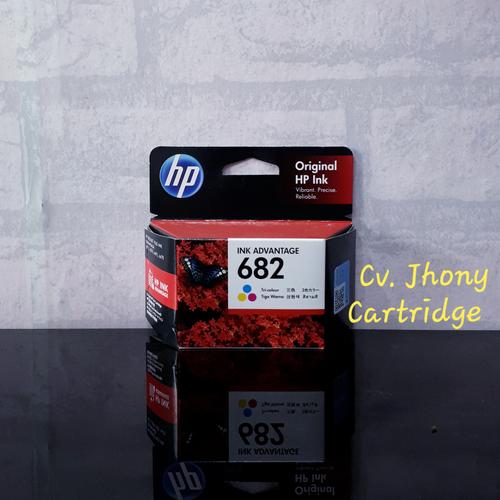 Jual Tinta Cartridge HP 682 Hitam Black HP 682 Warna tri Colour ...