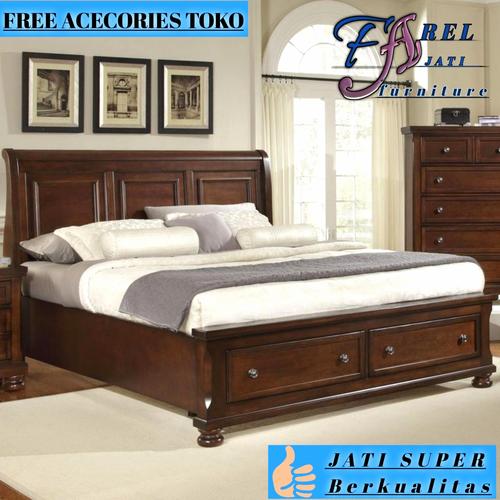 Jual Dipan Laci Tempat Tidur Jati Minimalis Divan 180x200 Cm - Kab ...