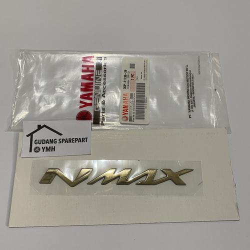 Jual Stiker Sticker Emblem Body Logo Tulisan 3D Gold Nmax Gold 2DP ...