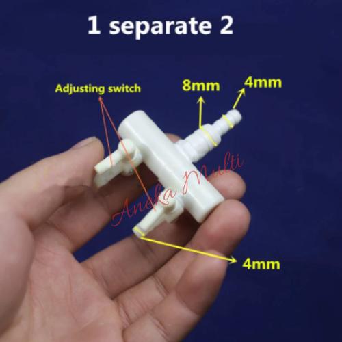Jual Air Flow Divider splitter Pembagi Udara 2 way dengan valve - Kota ...