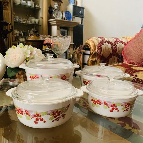 Jual Luminarc Cookware Japanese Tree Pink + Tutup Kaca / Made In France ...