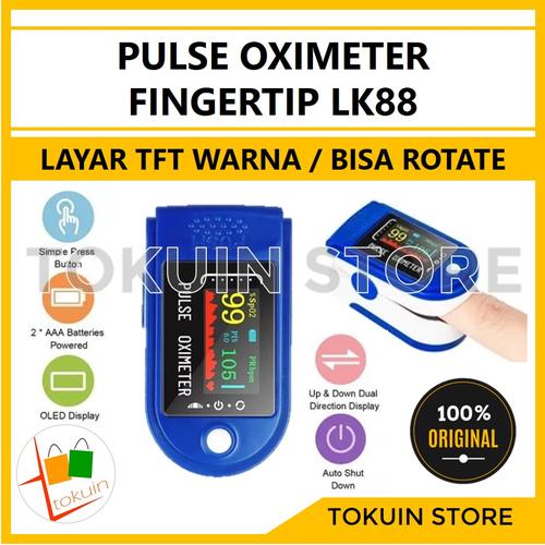 Jual Pulse Oximeter Oxymeter LK88 OLED Fingertip SP02 Ukur Saturasi ...