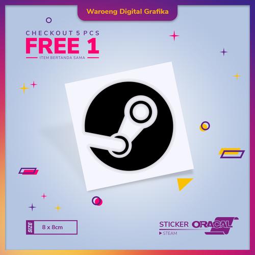 Jual Cutting Sticker Gaming Logo STEAM | Stiker STEAM | Decal STEAM ...