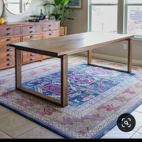Jual top table meja kerja kayu jati uk 160×70×75×3cm kaki besi ...
