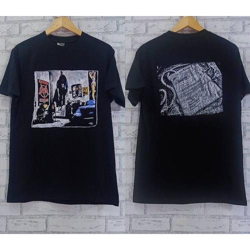 Jual T-Shirt Kaos Band Metal Rock Merchandise SLAYER - Mandatory Suicide - XL - Jakarta Utara ...