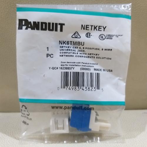 Jual modular jack panduit netkey cat 6 NK6TMBU / modular panduit - Jakarta Pusat - Data Patch ...