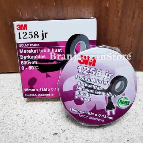 Jual Isolasi / Lakban / Selotip / Masking Tape - Listrik 3M 1257jr 18mm ...