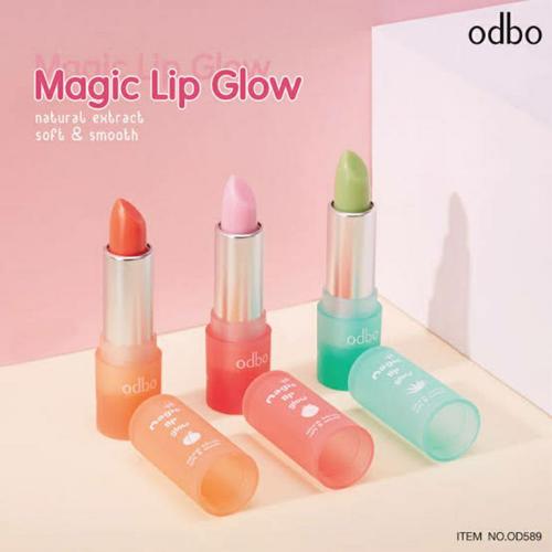 Jual ODBO Magic Lip Glow #OD589 Original Thailand | Lip Balm | Lip Care - No 01 Peach - Kota ...