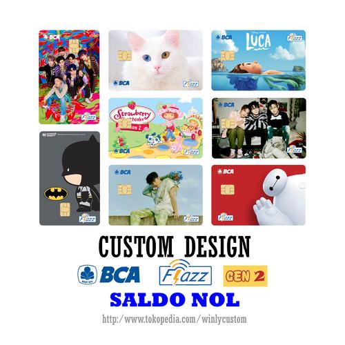 Jual BCA FLAZZ Design Custom Suka suka 1 SISI Saldo NOL - Jakarta Barat ...