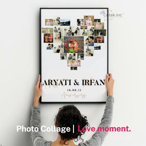 Jual Paket cetak foto frame Kolase Love Moment | Custom Print - Ekstra ...