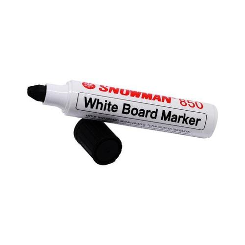 Jual Spidol Whiteboard Jumbo Snowman 850 Ukuran Besar Hitam Black ...