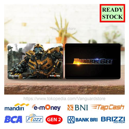Jual KARTU EMONEY ETOLL BRI BCA BNI MANDIRI MOVIE Bumblebee - 2 SISI ...