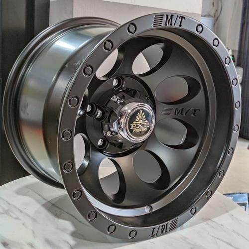 Jual Velg Mobil MT 15x10 5h 139.7 et-44 Matt Black Jimny taft katana ...