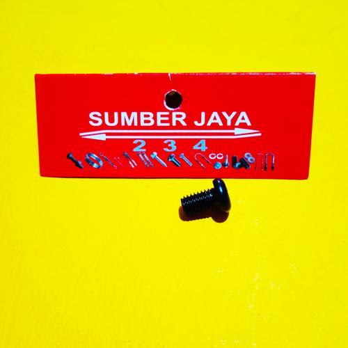 Jual Baut Sekrup JP M6 x 10 hitam isi 10 / Sekrup JP M6 hitam TERMURAH ...