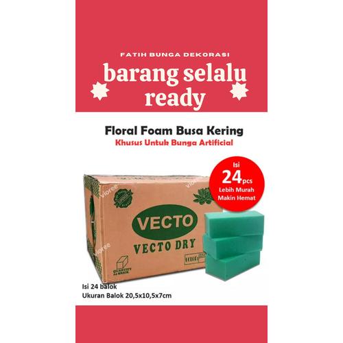 Jual Busa foam kering/oasis hijau/Busa khusus artificial/satu dus ...