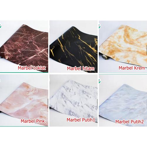 Jual STIKER PELAPIS FURNITURE MEJA & LEMARI MARBEL/MARMER (60X500CM ...