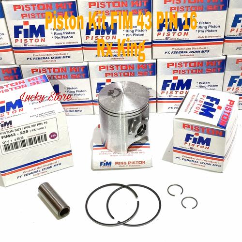 Jual Piston Kit Fim 43 RX King ORIGINAL FIM,OS 150-175-200-225-250-300 - 200 ( 60 mm ) - Kota ...