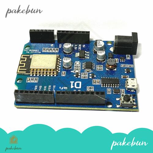 Jual WeMos D1 Wifi ESP8266 NodeMCU ESP-12E Arduino UNO Based Shield - Kab. Bandung - pakebun ...
