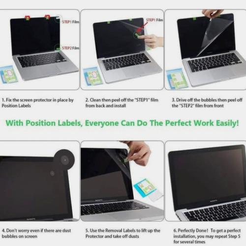 Jual Lcd protector laptop 15inch 15.6inch tempred glass anti gores ...