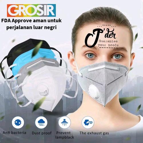 Jual masker earloop 3m 9501 V+ ori/KN95 Zkg /ISO 9001 setara N95 - KN95 ...