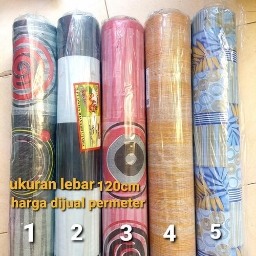 Jual KARPET LANTAI/KARPET MEJA/KARPET PLASTIK VYNIL UKURAN LEBAR 120CM ...