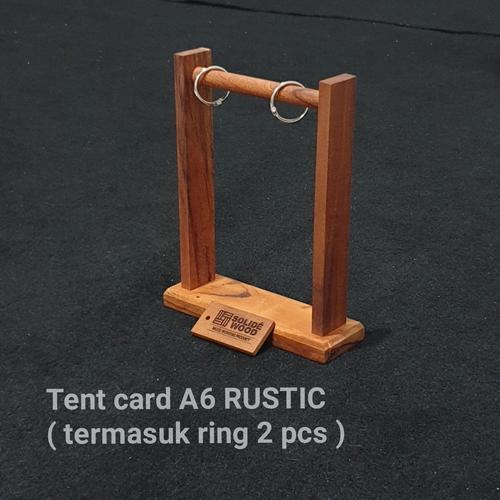 Jual Tentcard A6 RUSTIC tent card stand dudukan menu - Kota Bandung ...