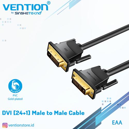 Jual Vention EAA 3M Kabel DVI-D DVI Male to DVI HIgh Quality - Jakarta ...