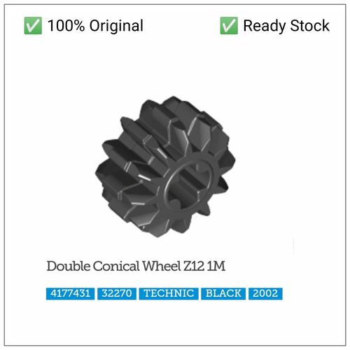 Jual Lego Part 32270 Technic, Gear 12 Tooth Double Bevel - Jakarta ...