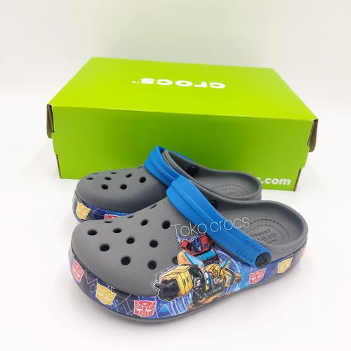 Jual Crocs anak anak tranformer fun lab / Sandal crocs anak fun lab ...