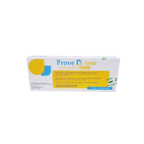 Jual Prove d3 5000 iu / Vitamin D 5000 1box isi 3strip - Kab. Situbondo ...
