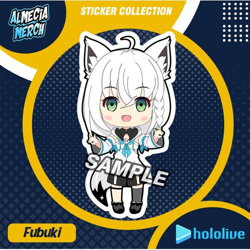 Jual Sticker Hololive JP Shirakami Fubuki / Stiker HP Vtuber Fubuki ...