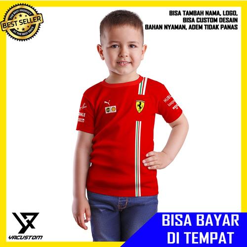 Jual Baju Kaos F1 Ferrari Formula 1 Puma Racing Team Scuderia ANAK 03 ...