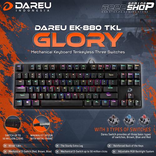 Jual Dareu EK880 - Gaming Keyboard - Blue Switch - Jakarta Pusat ...