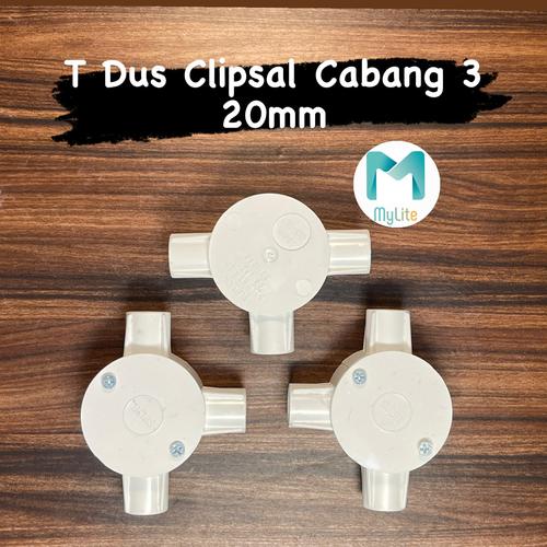 Jual T Dus / Teedus Clipsal Boss Cabang 3 ukuran 20 mm - Kota Denpasar ...