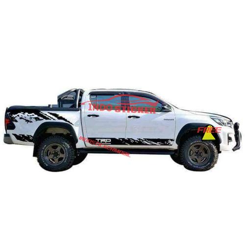 Jual STICKER STIKER MOBIL HILUX STRIPING CUTTING TOYOTA HILUX TRD OFF ...