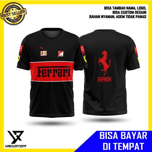 Jual Baju Kaos F1 Ferrari Formula 1 Racing Team Scuderia Full Print 01 ...