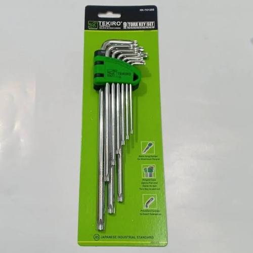 Jual Tekiro Kunci L bintang set 9pcs Tanpa lubang / Torx key set - Kota Palembang - suryabaja99 ...