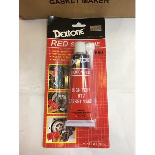 Jual High Temp Red Silicone Sealant / Lem Silikon Merah 650 70 G ...