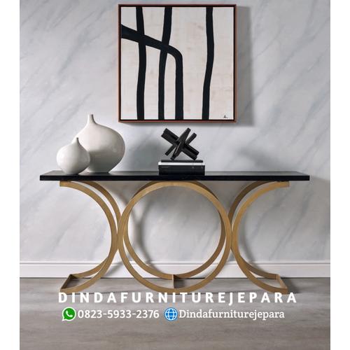 Jual MEJA KONSOL MODERN -MEJA KONSUL KAKI BESI GOLD - CONSOLE TABLE ...