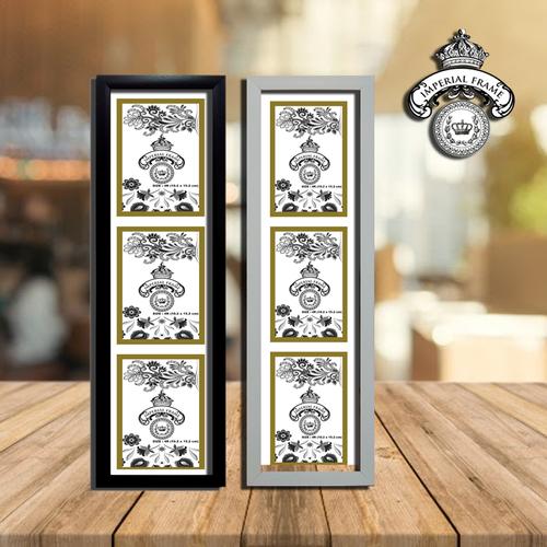 Promo Bingkai Figura Frame Foto 4R Susun Minimalis Hitam/Putih - Hitam ...