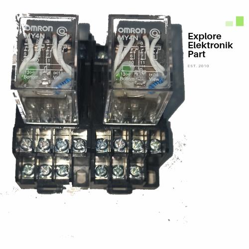 Jual Relay OMRON MY4N 24vDC + Socket (14 Pin/Kaki) - Kota Bekasi ...
