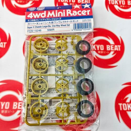 Jual TAMIYA SUPER X CHASSIS LARGE DIA ONE WAY WHEEL SET 15246 - Jakarta ...