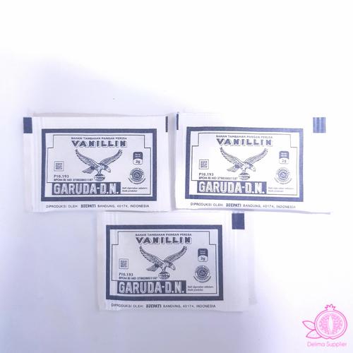 Jual Vanili Garuda Vanillin 1 Dus (2g/pcs) - Bahan Perisa Baking Kue ...