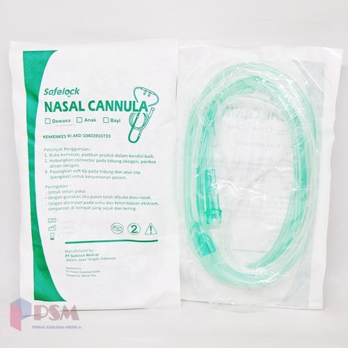 Jual Nasal Oxygen Cannula Bubble Safelock / Selang kanul oksigen O2 ...