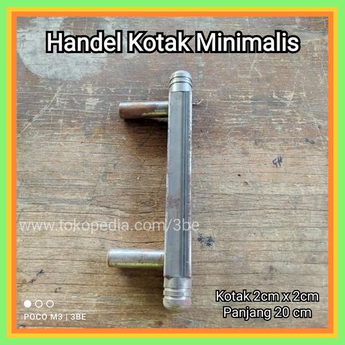 Jual Handel pegangan gagang pintu pagar model kotak minimalis besi ...